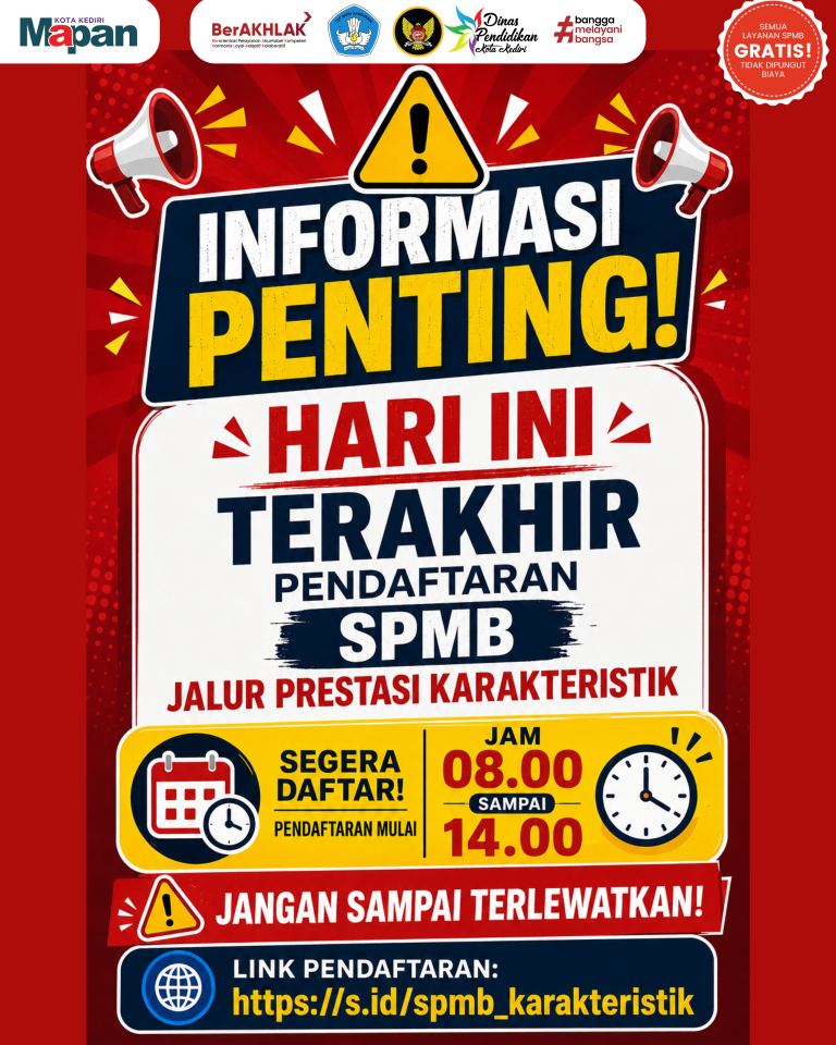 FORMULIR SPMB ONLINE JALUR PRESTASI KARAKTERISTIK SEKOLAH TAHUN 2026 ...